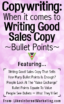 Copywriting: When It Comes To Writing Good Sales Copy - Bullet Points!